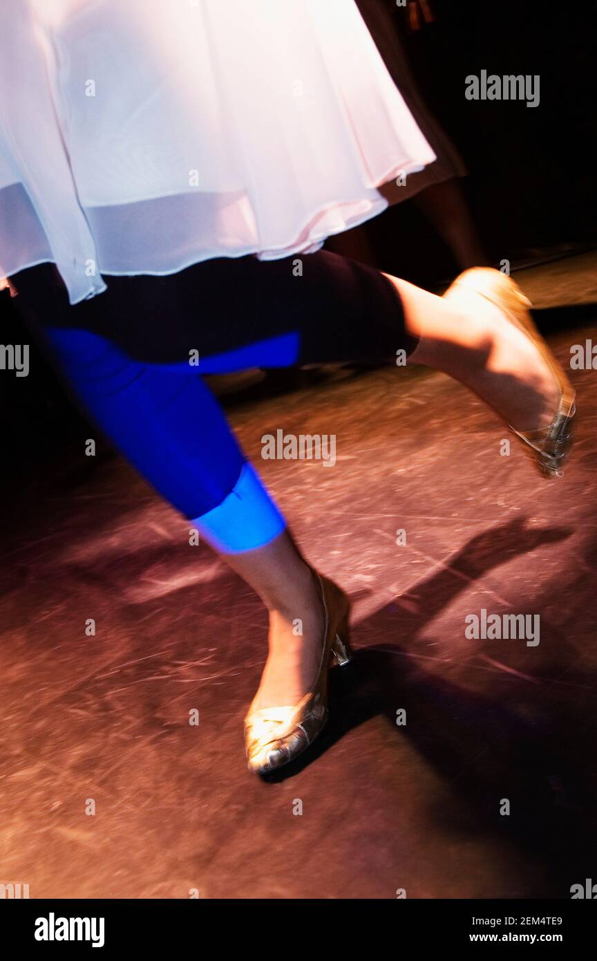 Low section view of a woman dancing Stock Photo - Alamy