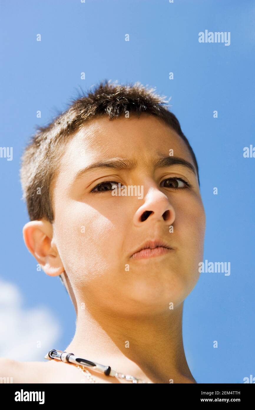 Boy face 9 hi-res stock photography and images - Alamy