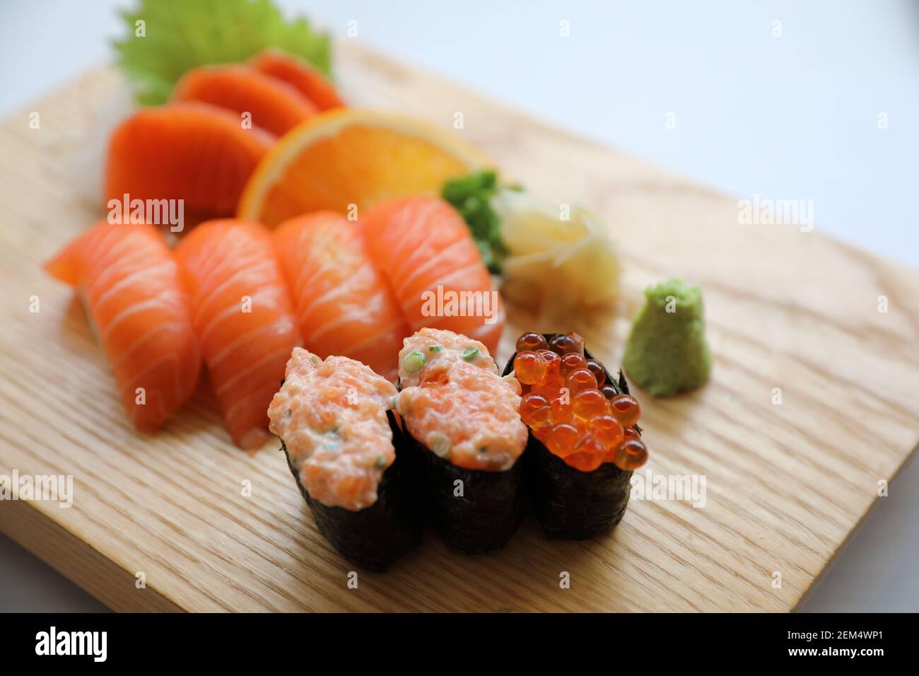 Japanese traditional roll salmon hi-res stock photography and images ...