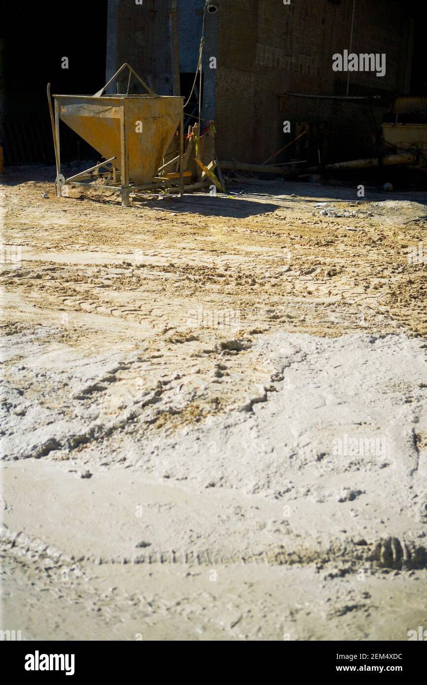 Construction equipment at a construction site Stock Photo - Alamy