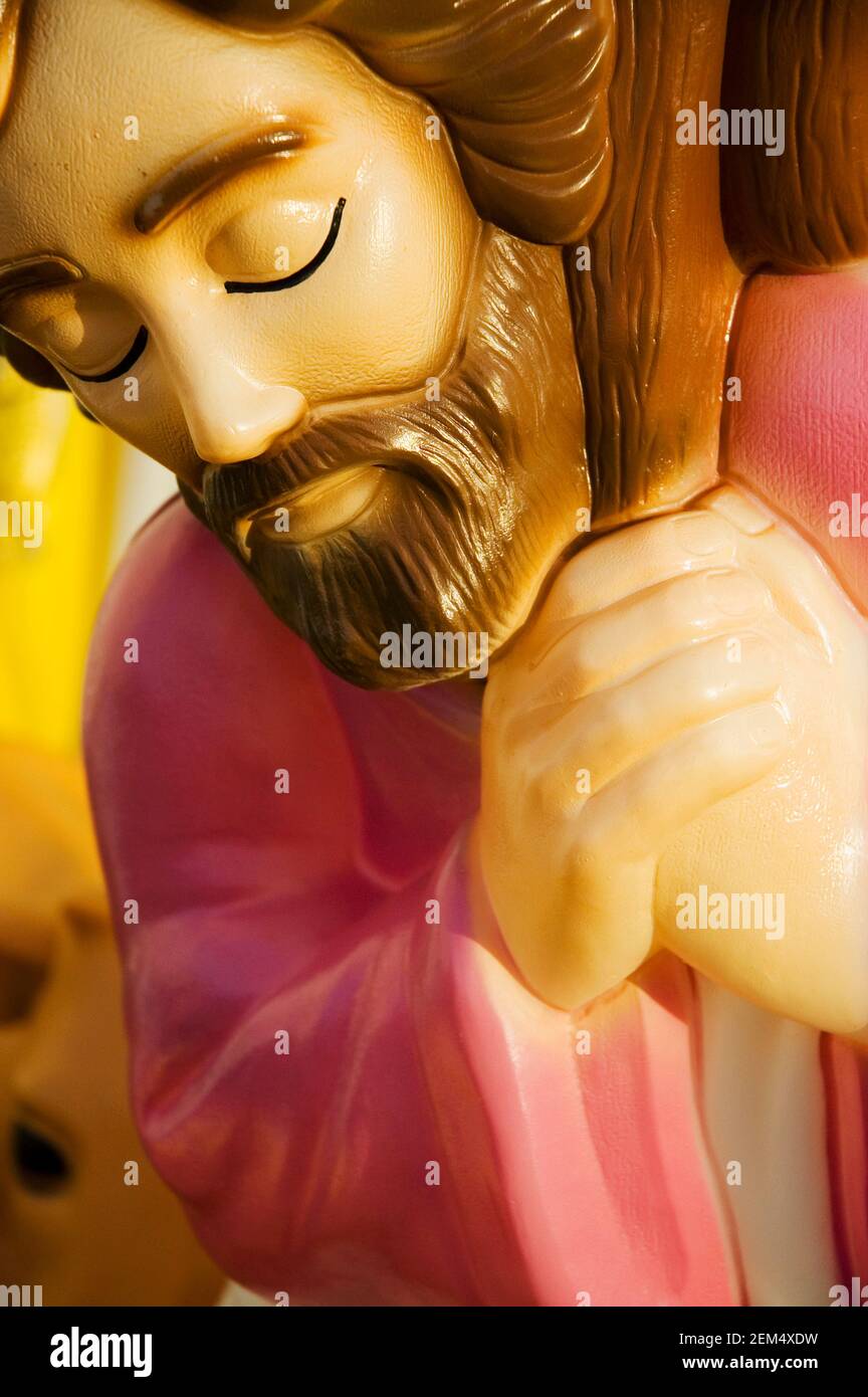 Close-up of a statue of Joseph Stock Photo - Alamy