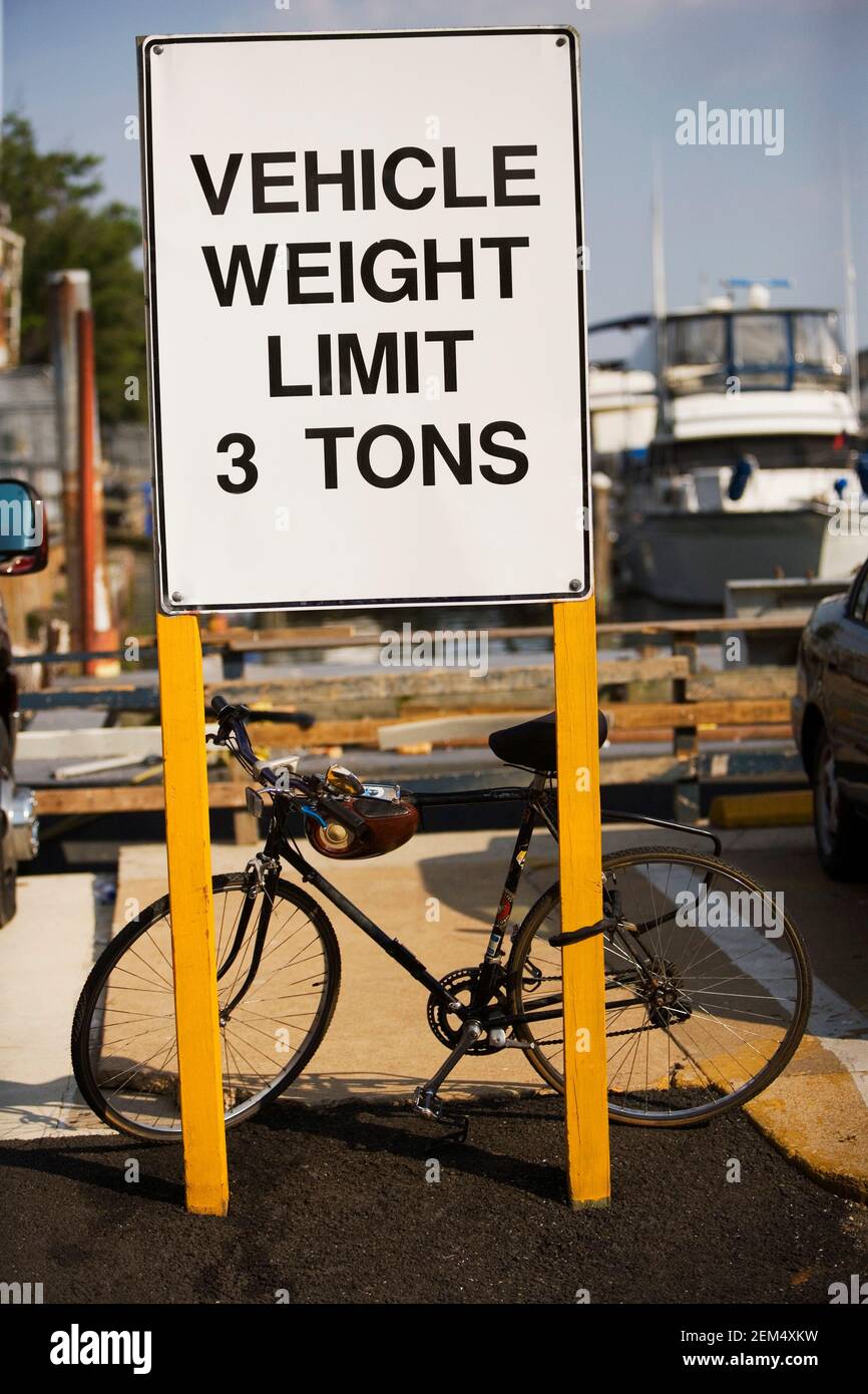 Close-up of an information signboard at a port Stock Photo - Alamy
