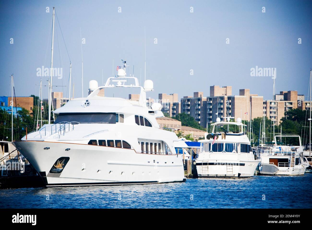 Cruise ship docked at a dock Stock Photo - Alamy