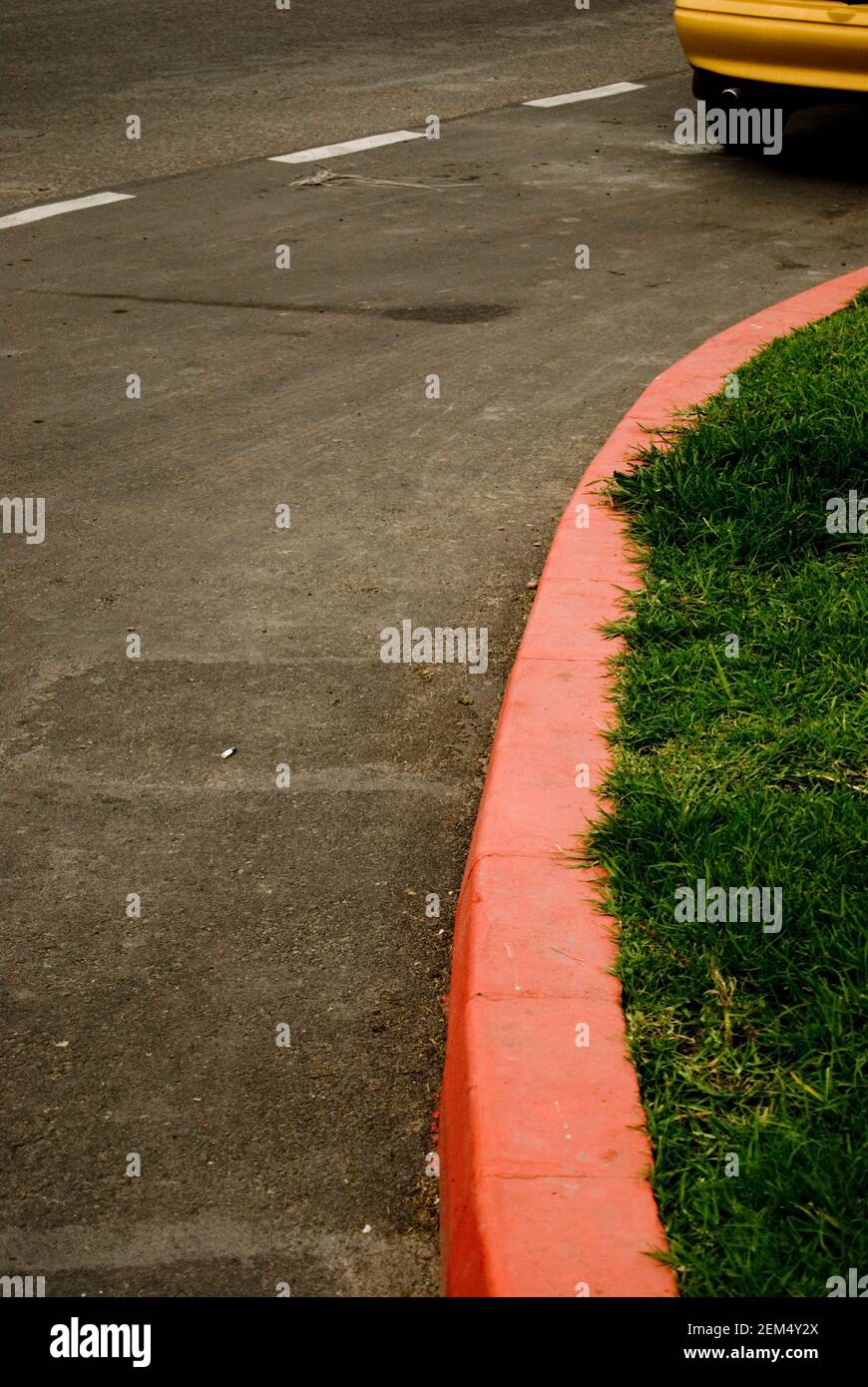 Ledge along a road Stock Photo - Alamy