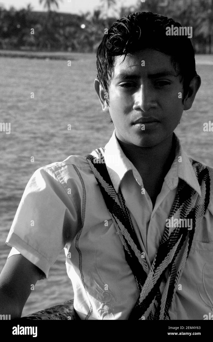 Hispanic portrait Black and White Stock Photos & Images - Alamy