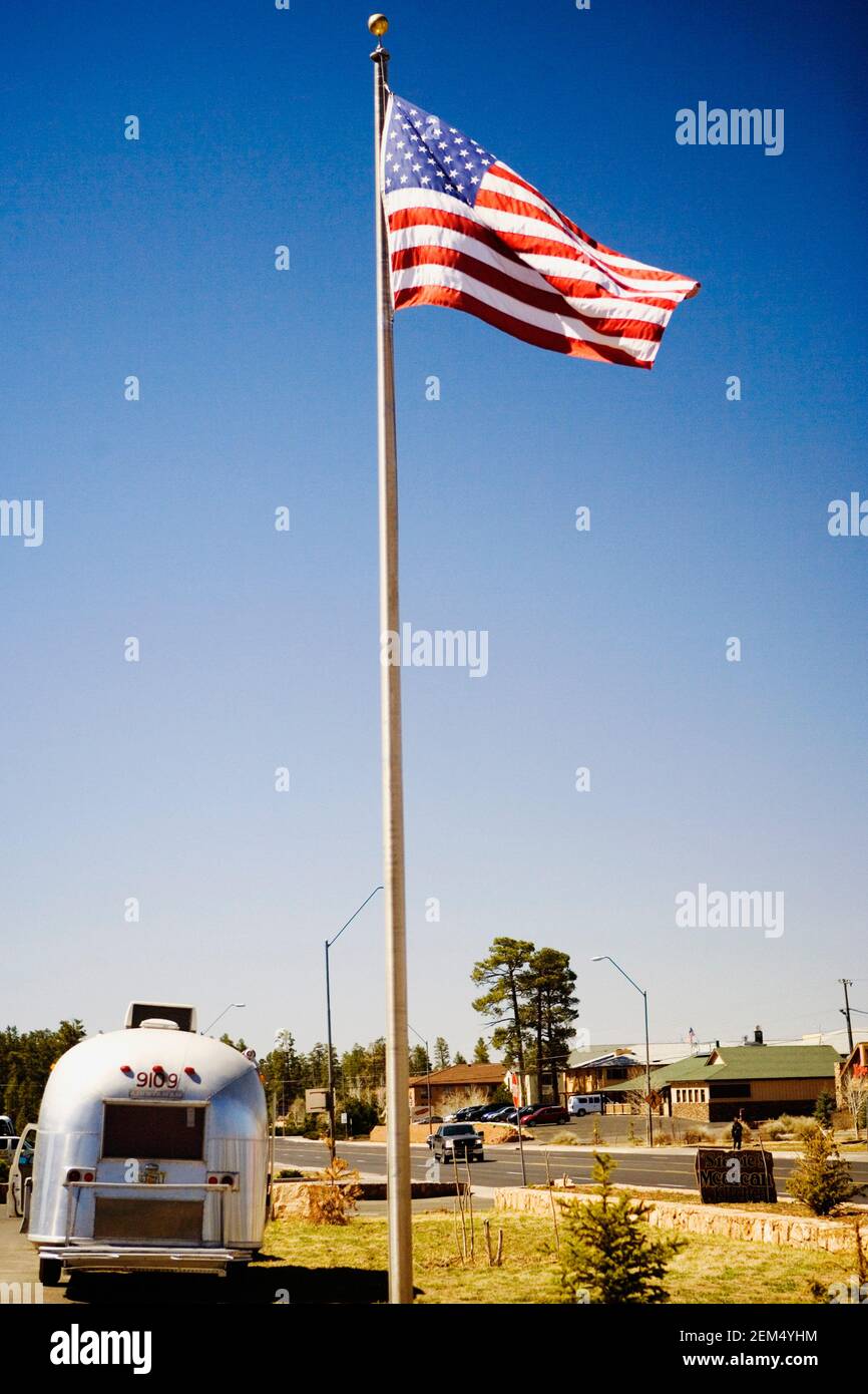 American flag on the roadside, Las Vegas, Nevada, USA Stock Photo - Alamy