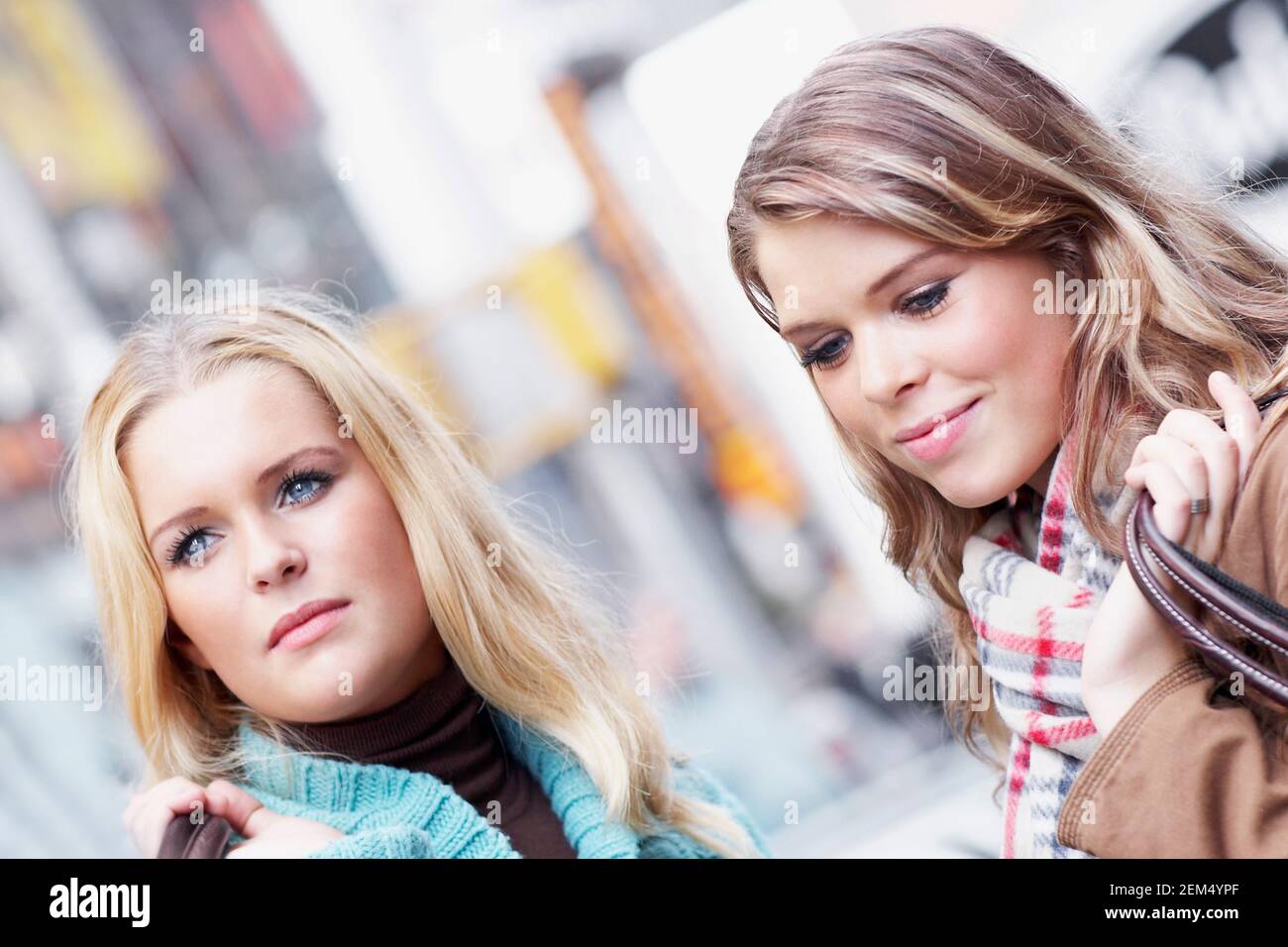 Close-up of two teenage girls Stock Photo - Alamy