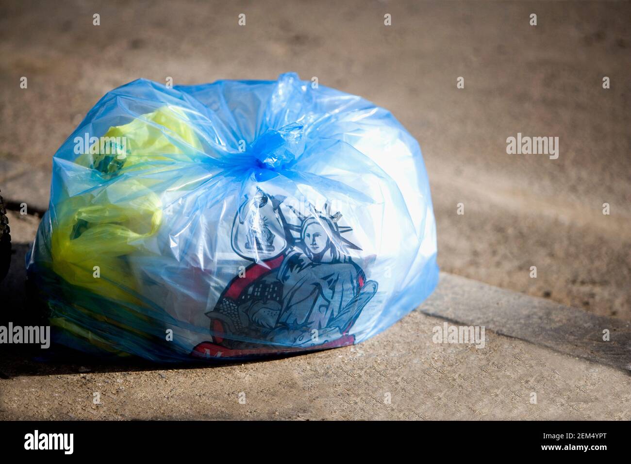 Close-up of garbage in a polythene Stock Photo - Alamy
