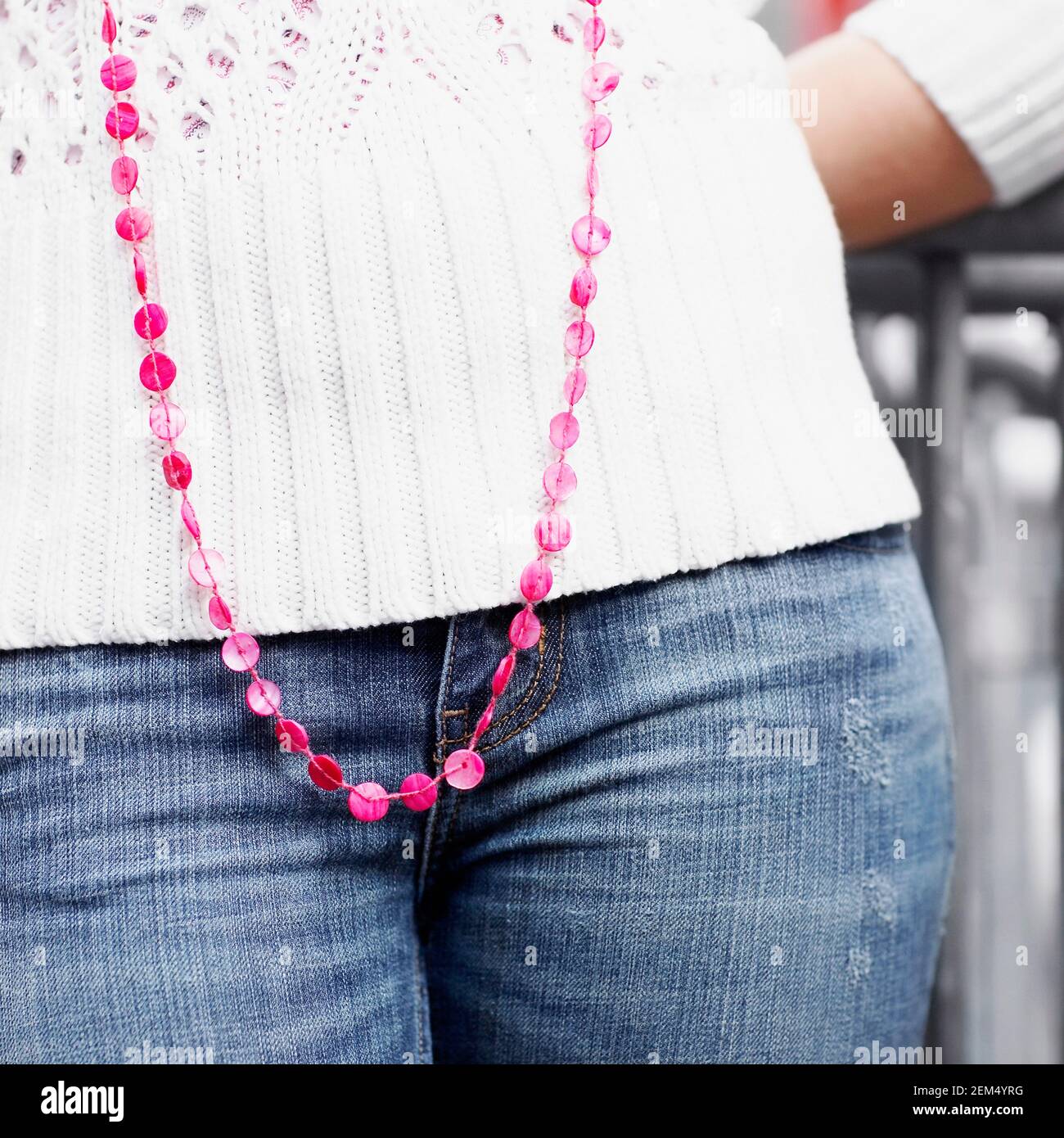 Mid section view of a girl Stock Photo - Alamy