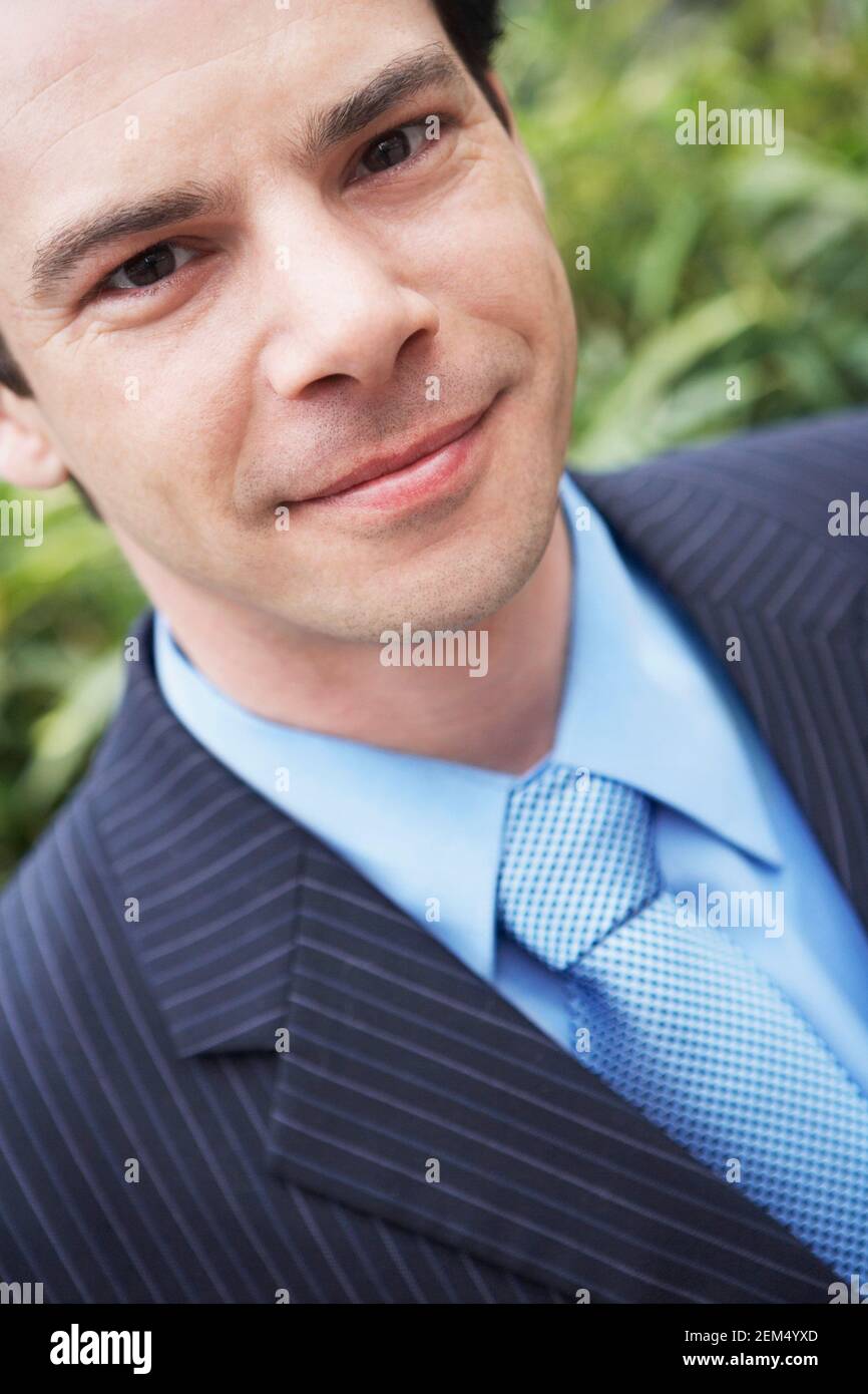 Portrait of a mid adult man smiling Stock Photo - Alamy