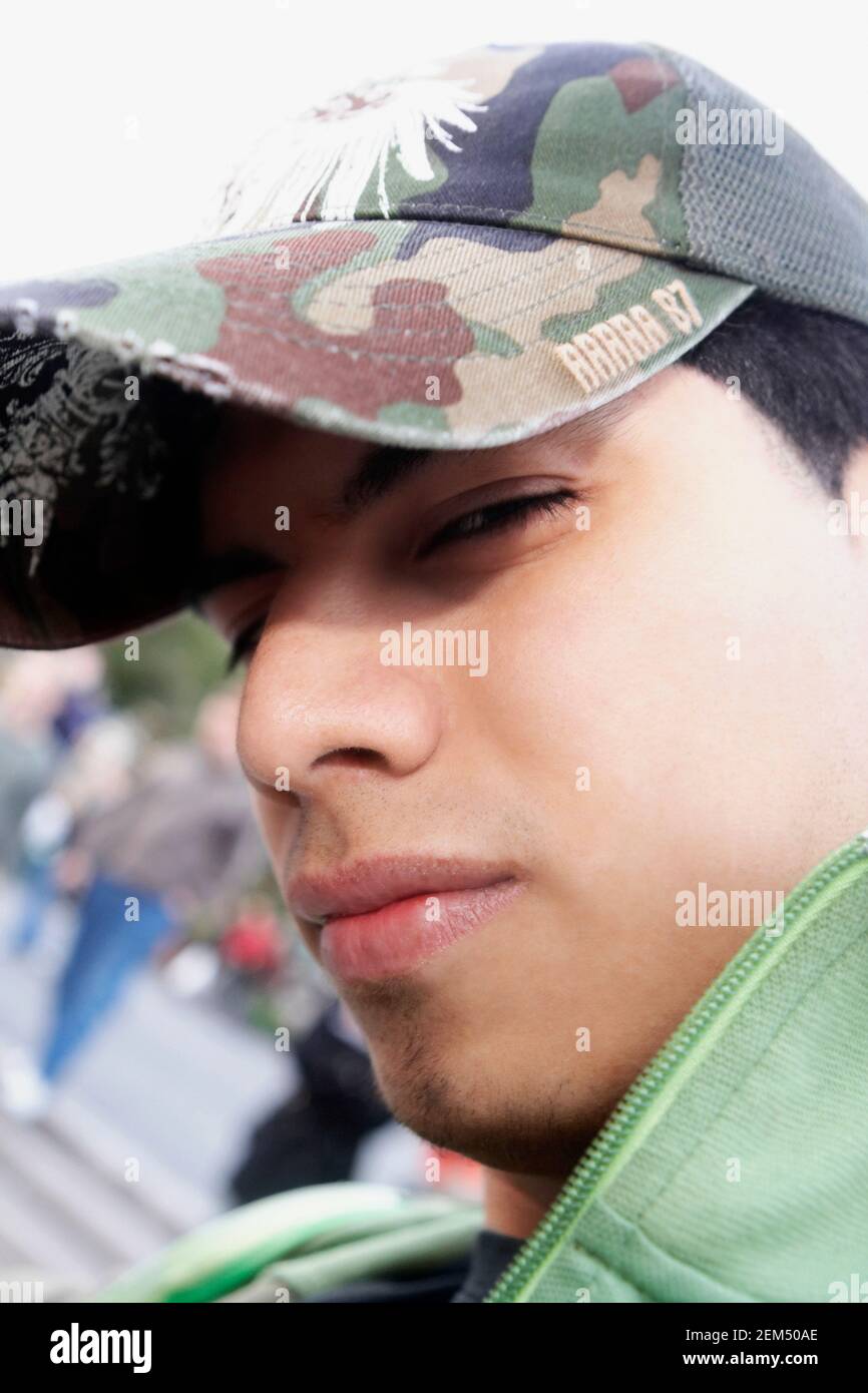 Image man wearing thinking cap hi-res stock photography and images - Alamy