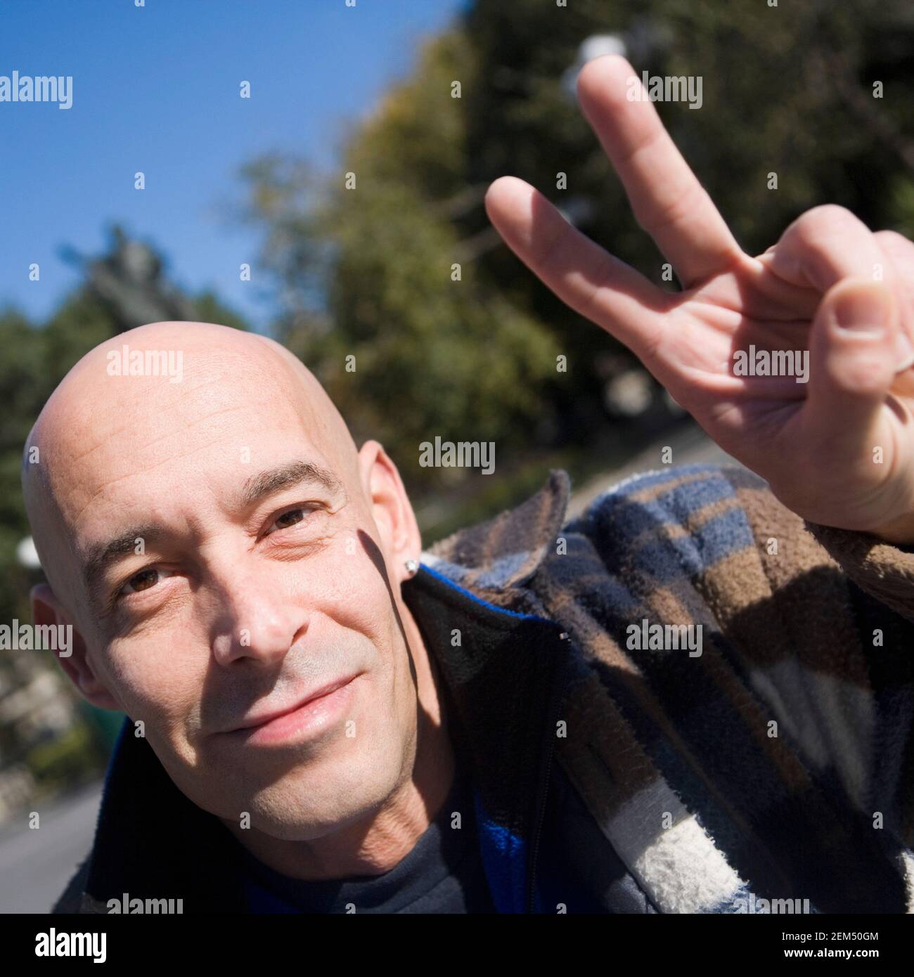 Symbols victory sign hand one hi-res stock photography and images - Alamy