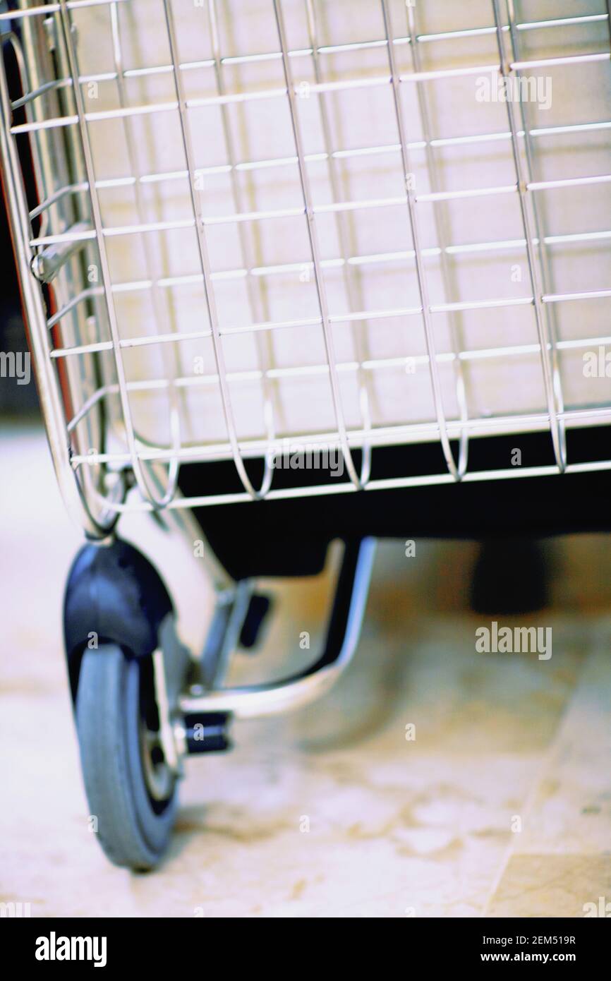 Low section view of a shopping cart Stock Photo - Alamy
