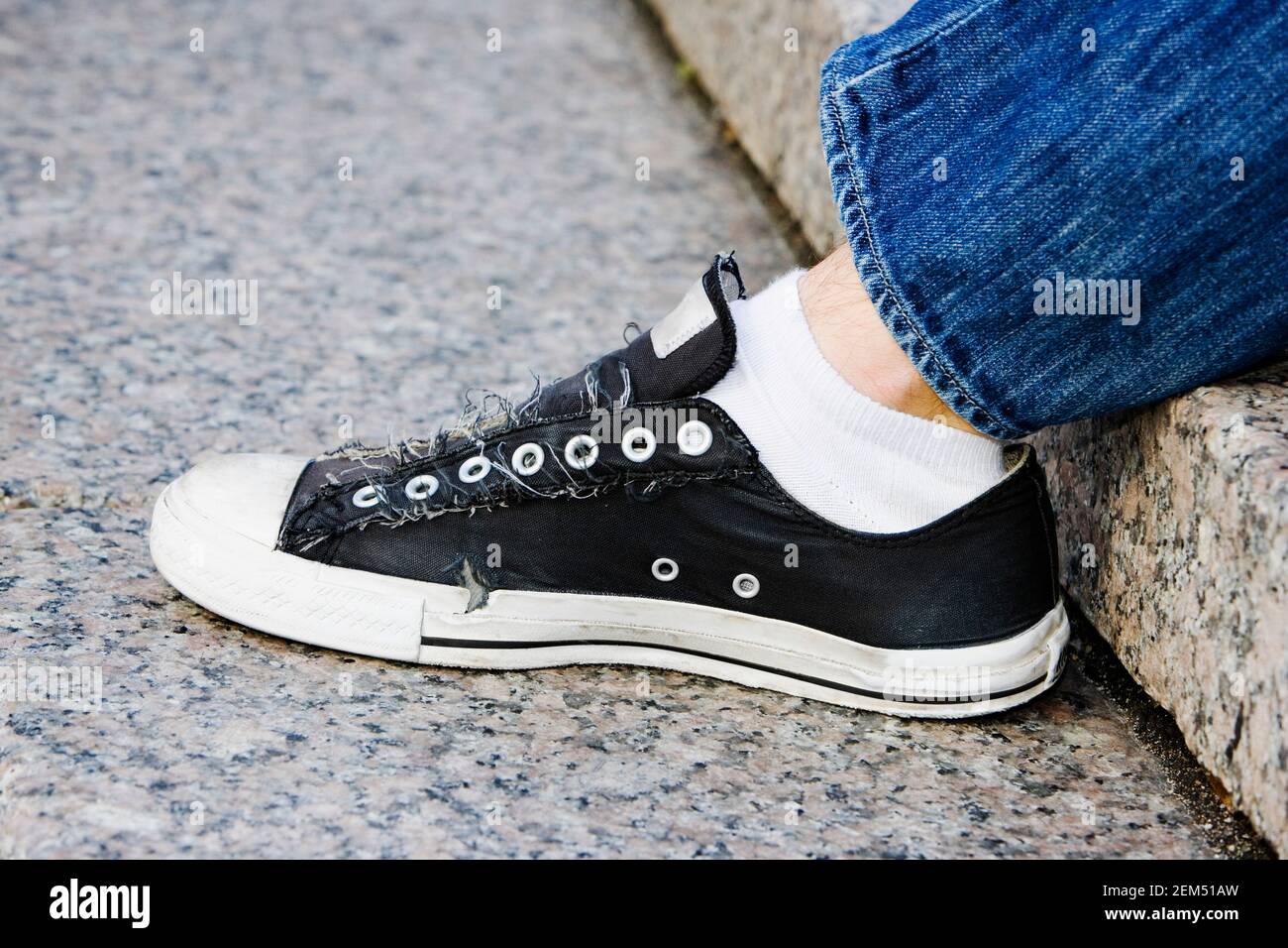 Close up of a human leg hi-res stock photography and images - Alamy