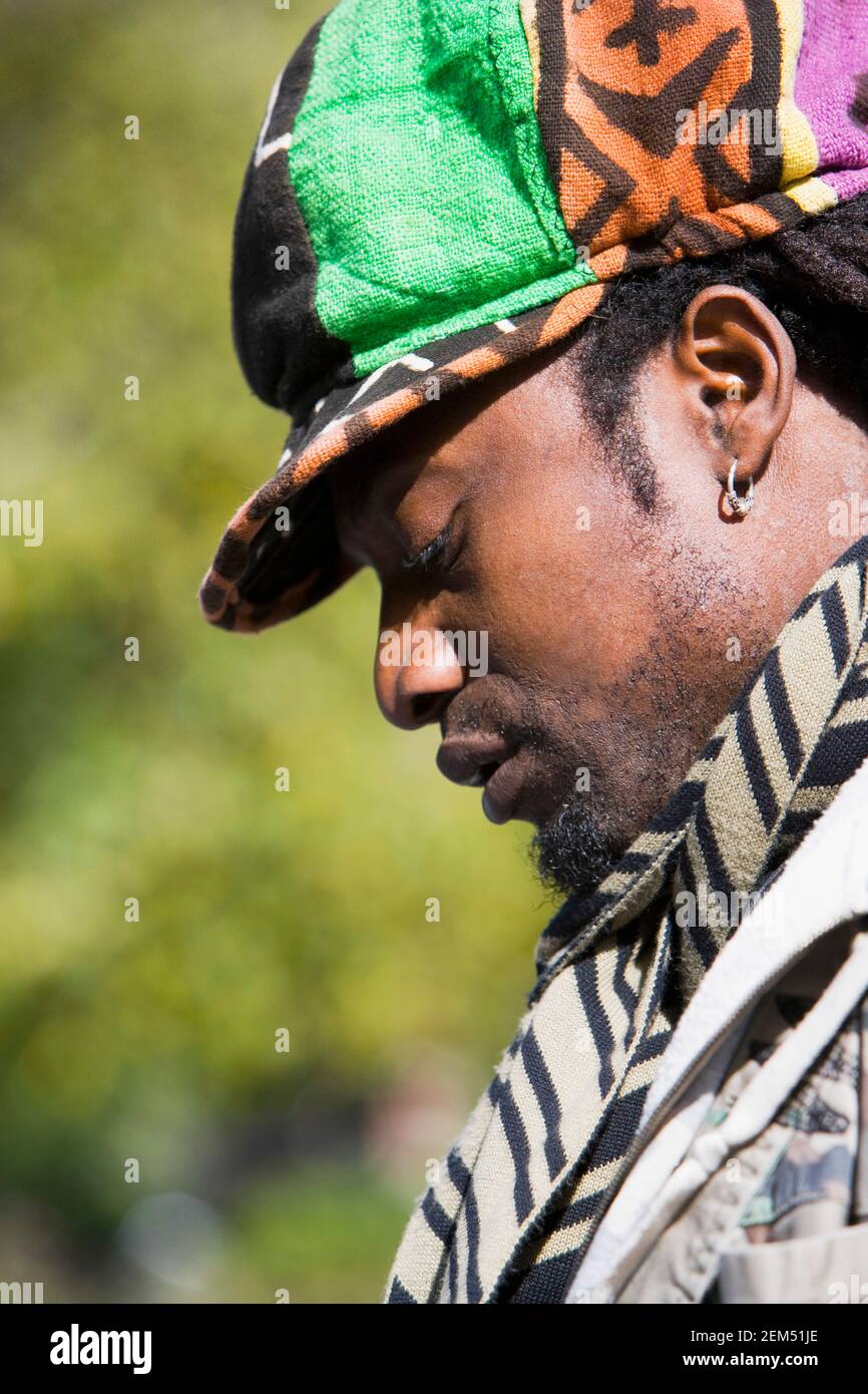 Close-up of a young man looking sad Stock Photo - Alamy