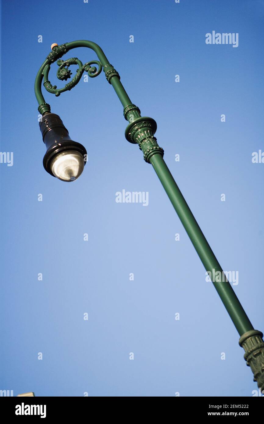 Low angle view lamppost hi-res stock photography and images - Alamy