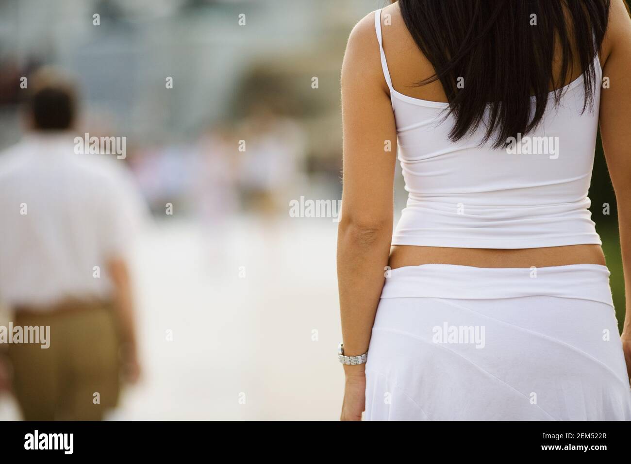 Mid section view of a woman Stock Photo - Alamy