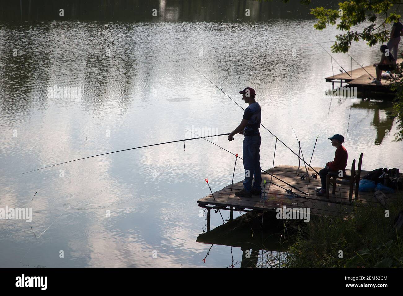 Moscow river fishing hi-res stock photography and images - Alamy