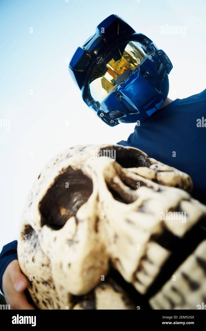 Wearing a crash helmet hi-res stock photography and images - Alamy