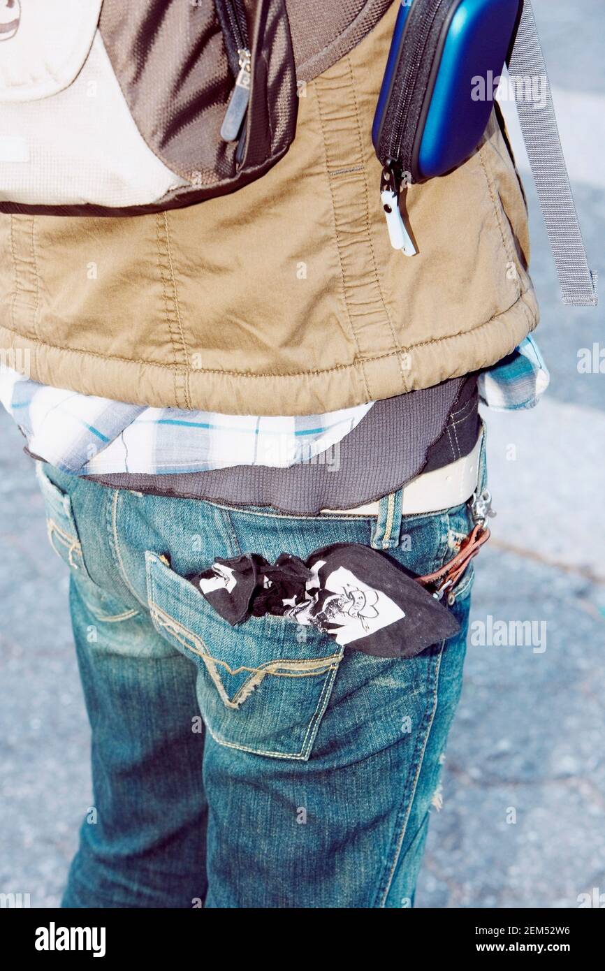 Mid section view of a man standing Stock Photo - Alamy