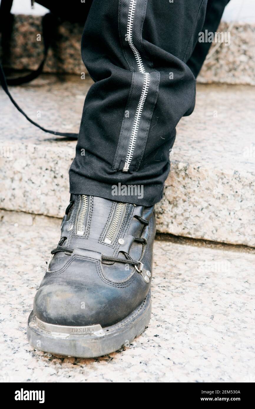 Boot wearing hi-res stock photography and images - Alamy
