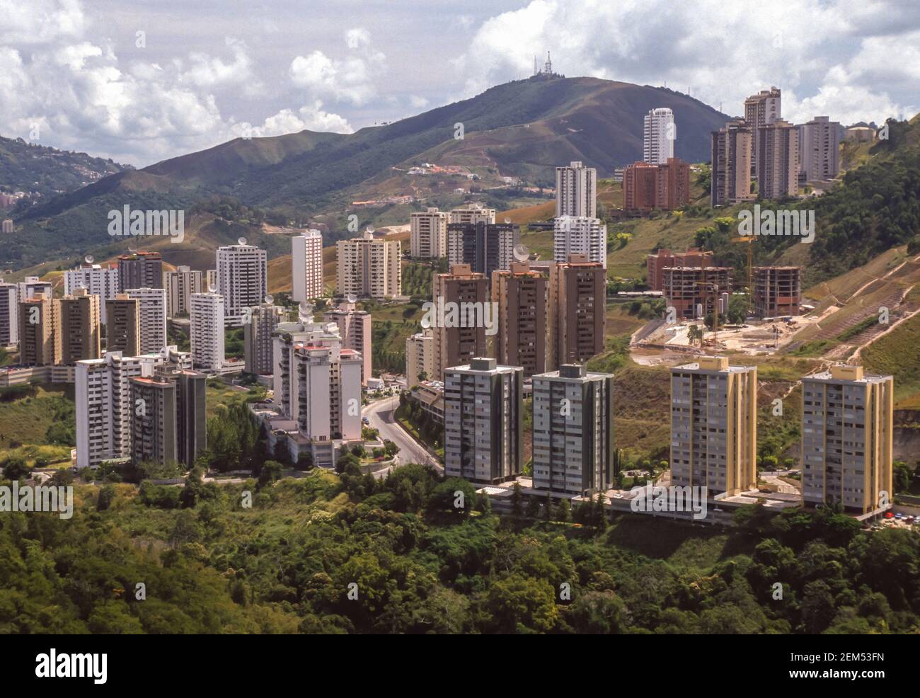 ALTO PRADO, CARACAS, VENEZUELA, 1992 - High rise apartment buildings in ...