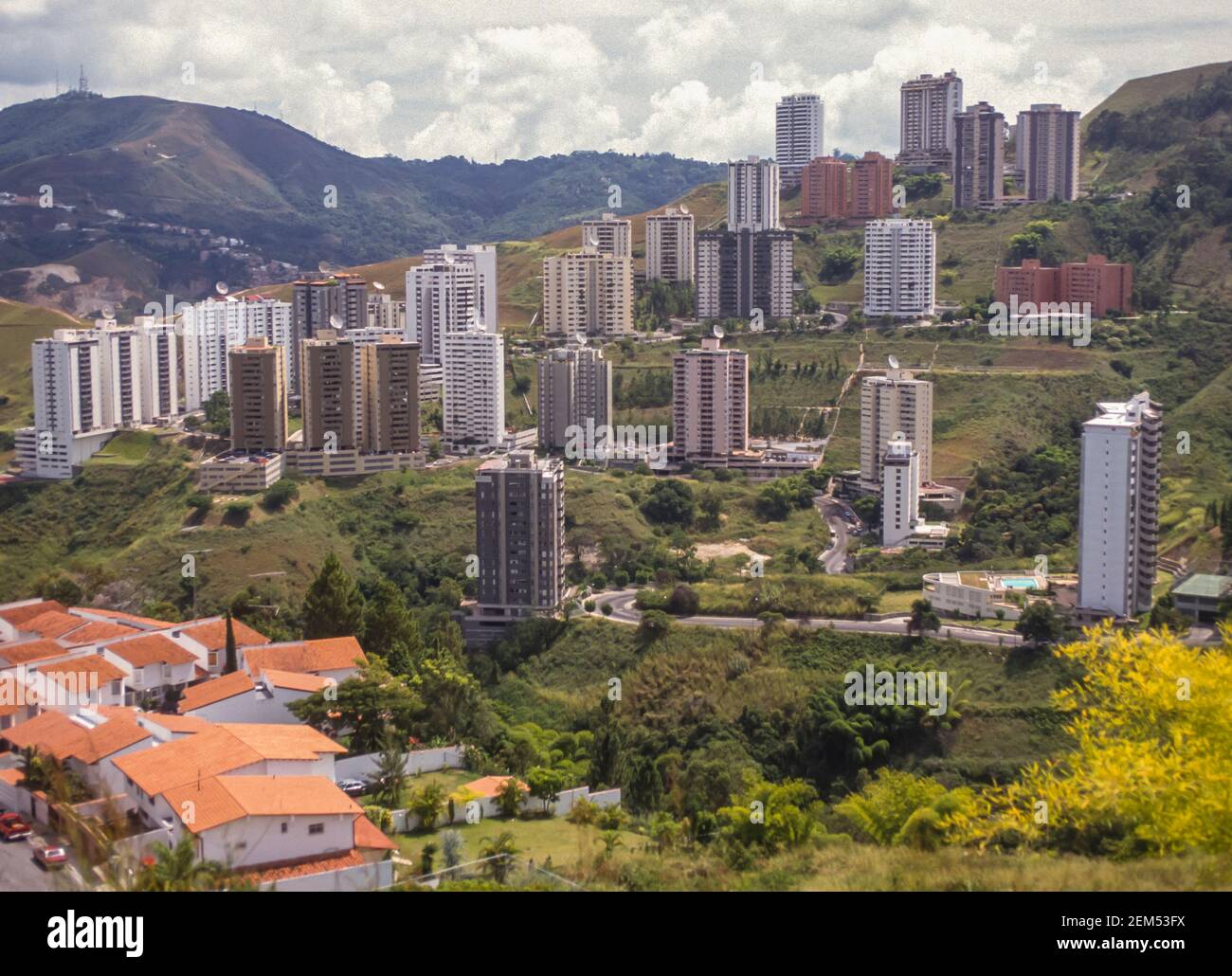 ALTO PRADO, CARACAS, VENEZUELA, 1992 - High rise apartment buildings in ...