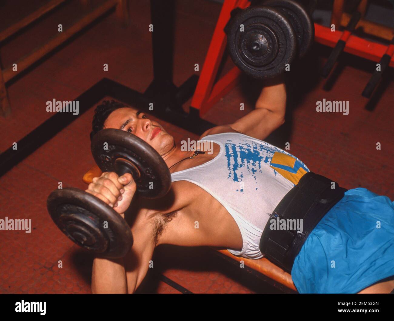 1980s man gym hi-res stock photography and images - Alamy