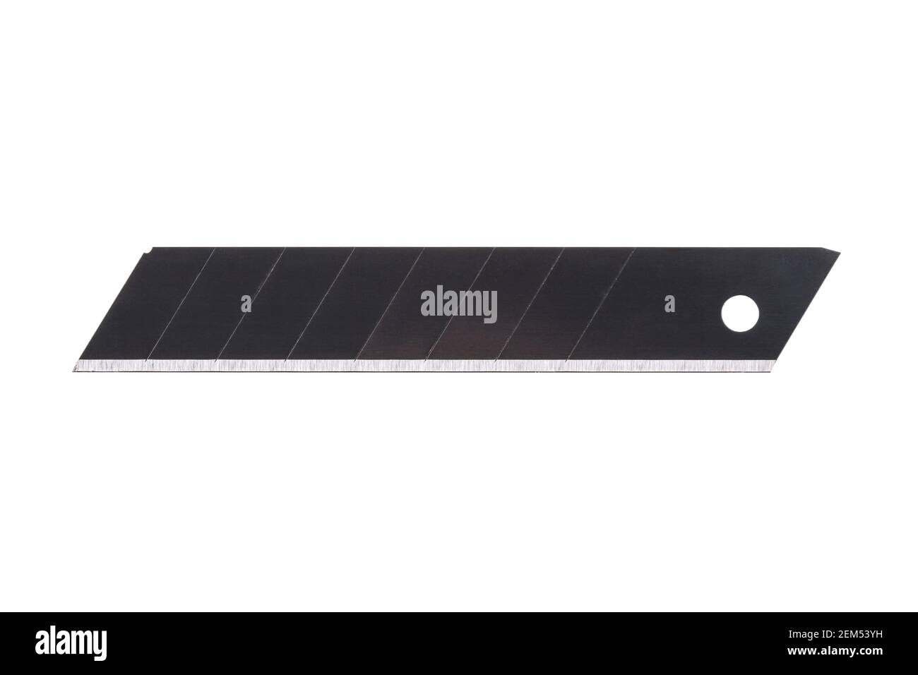 Replaceable knife blade close up isolated on white Stock Photo - Alamy