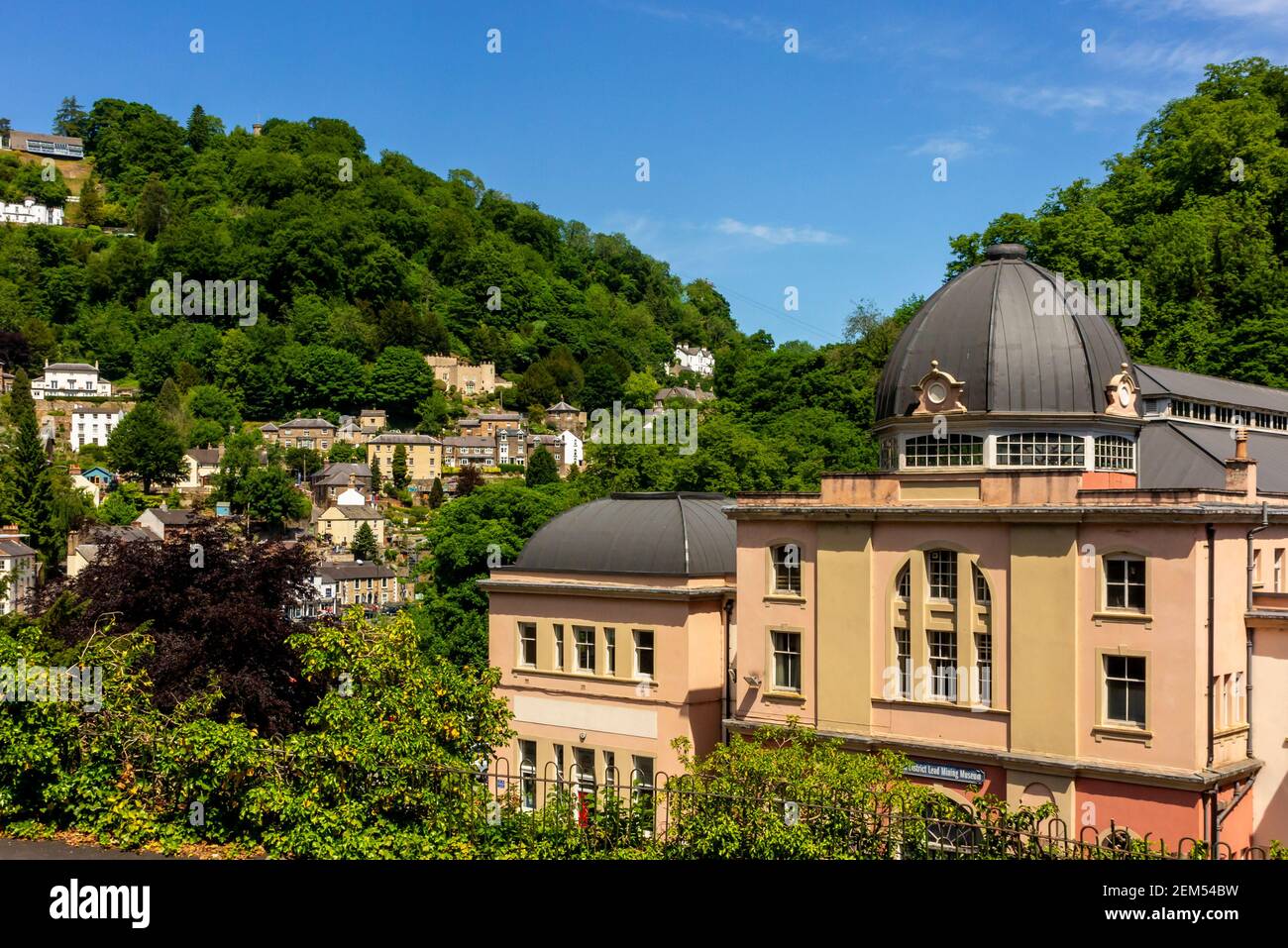 The dome and exterior of the Grand Pavilion in Matlock Bath Derbyshire ...