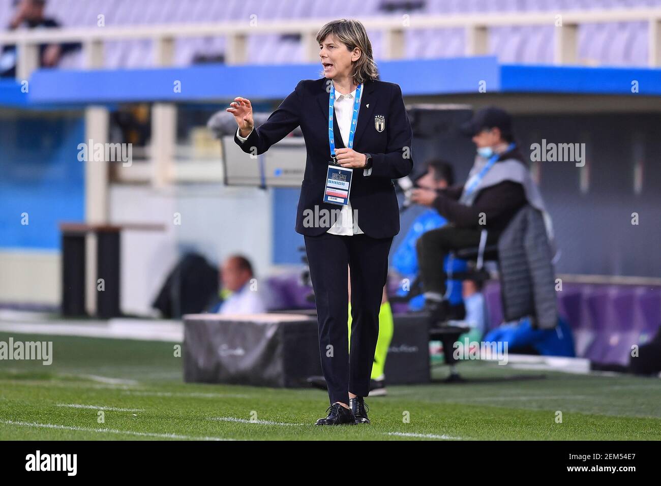 Artemio Franchi stadium, Florence, Italy, 24 Feb 2021, Milena Bertolini ...