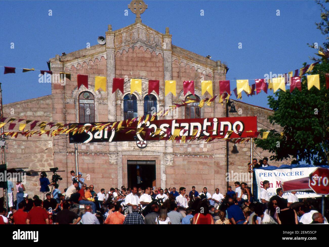 Pozzomaggiore, Sardinia, Italy. The Ardia of San Costantino ...