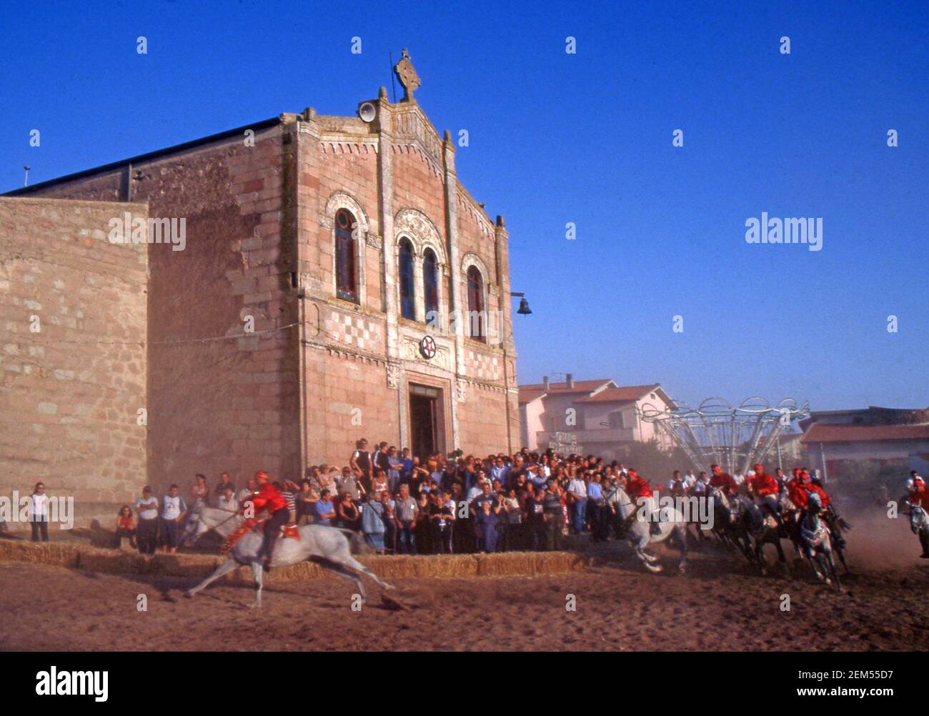 Pozzomaggiore, Sardinia, Italy. The Ardia of San Costantino ...