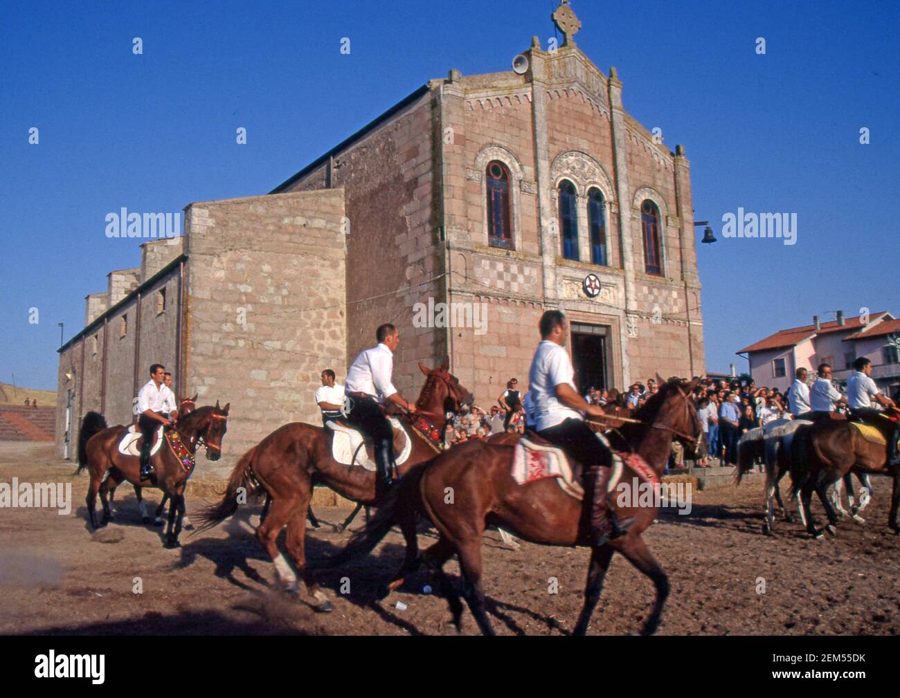 Pozzomaggiore, Sardinia, Italy. The Ardia of San Costantino ...
