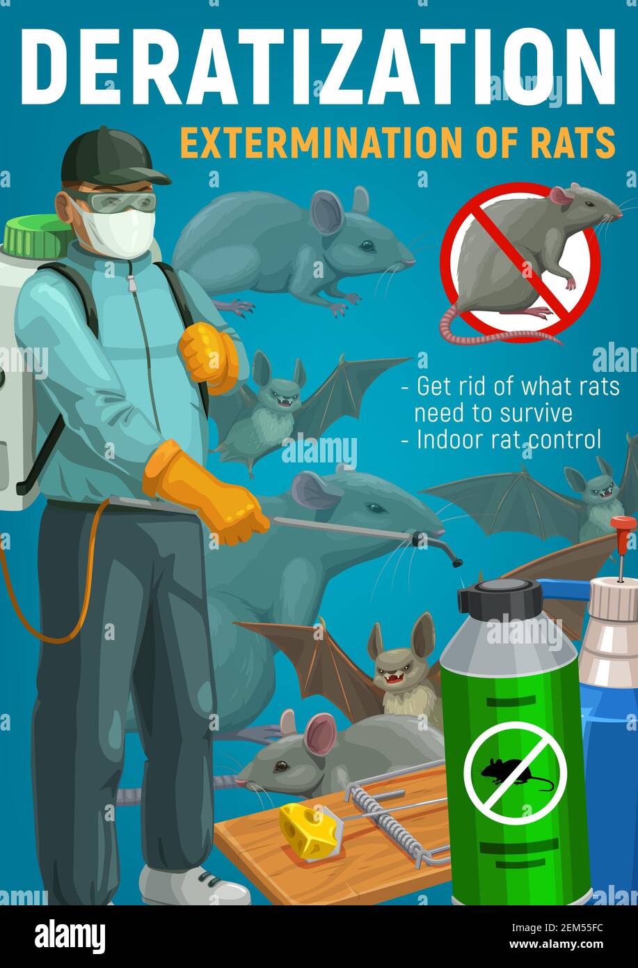 Rat poison warning sign Stock Vector Images - Alamy