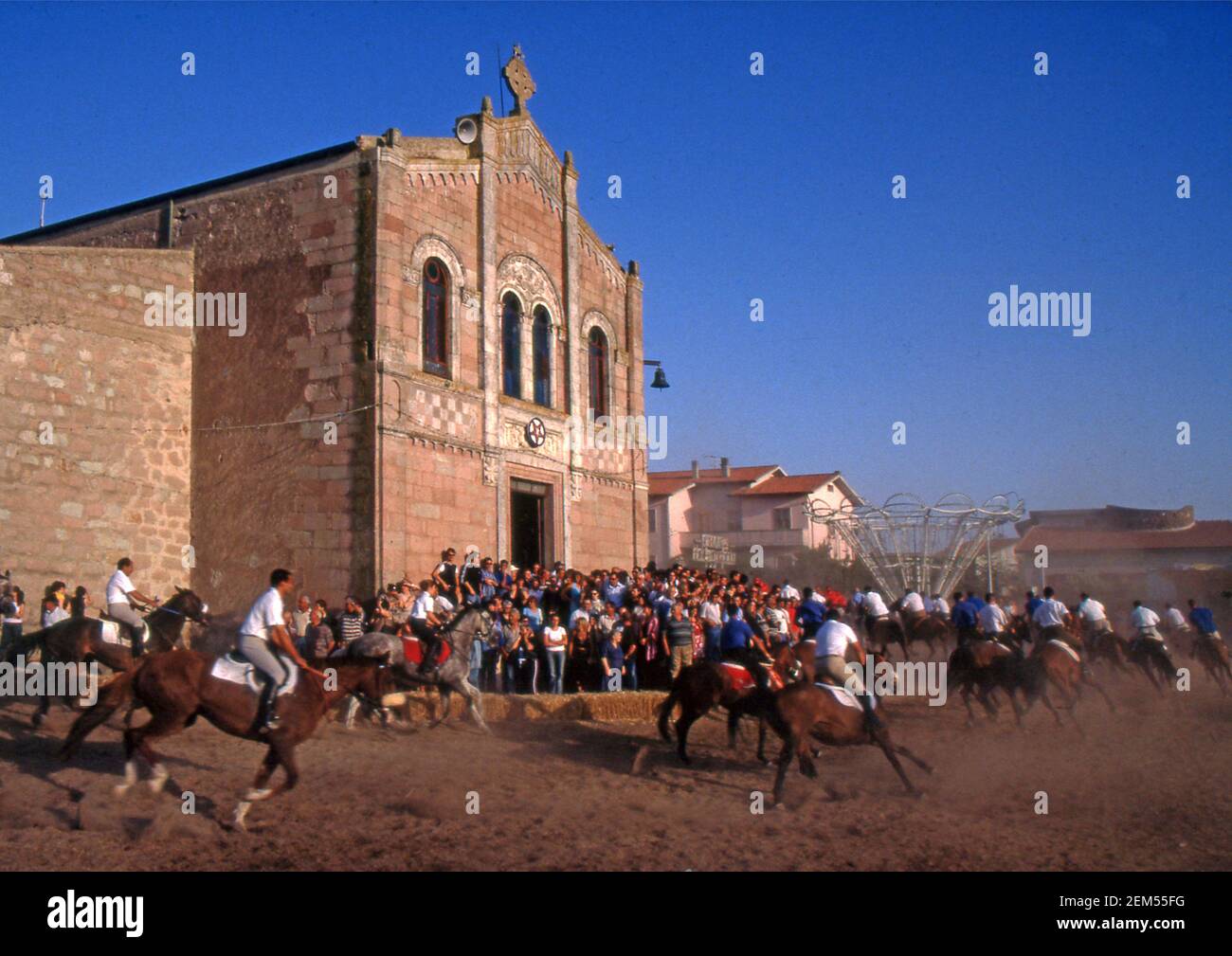 Pozzomaggiore, Sardinia, Italy. The Ardia of San Costantino ...