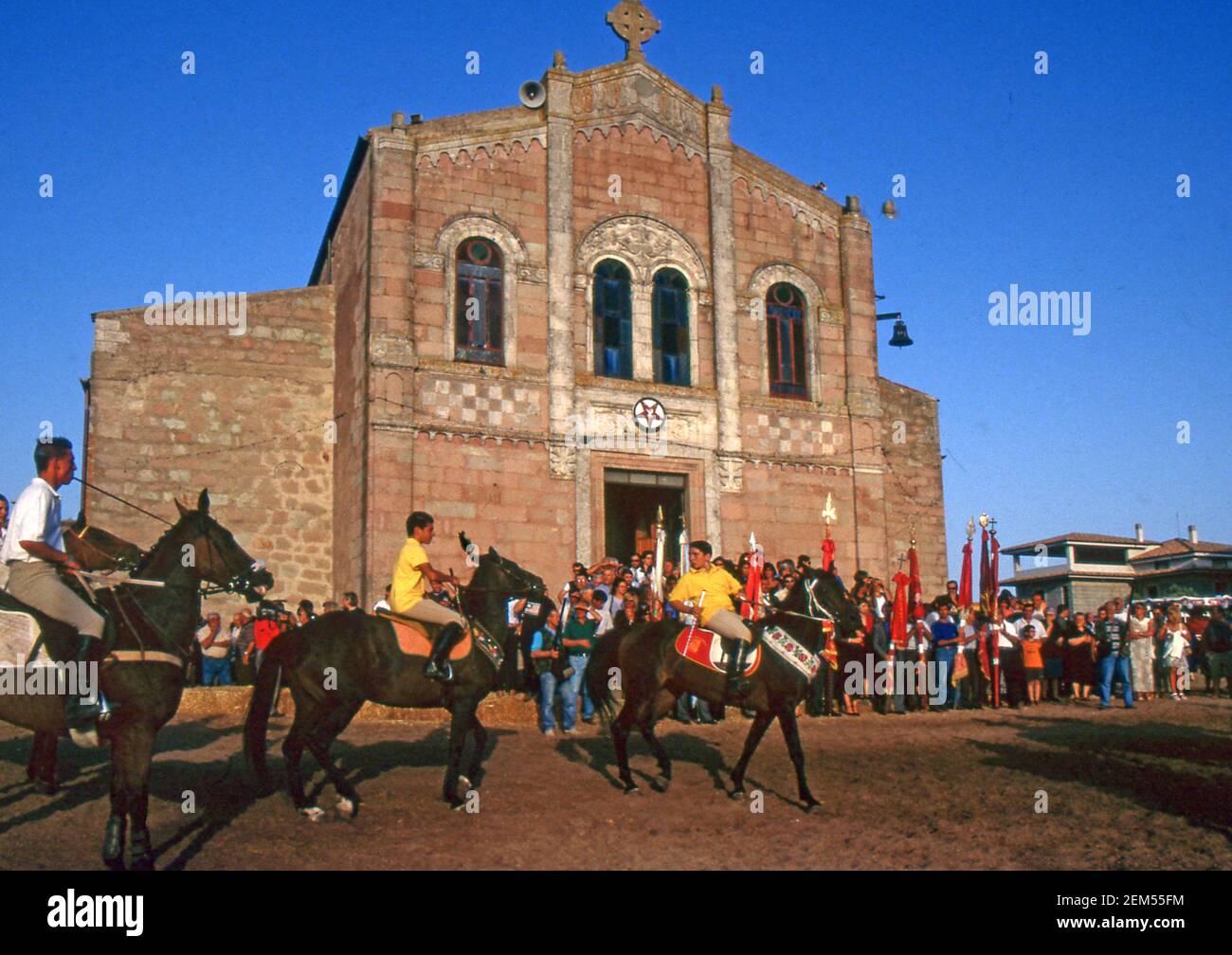 Pozzomaggiore, Sardinia, Italy. The Ardia of San Costantino ...