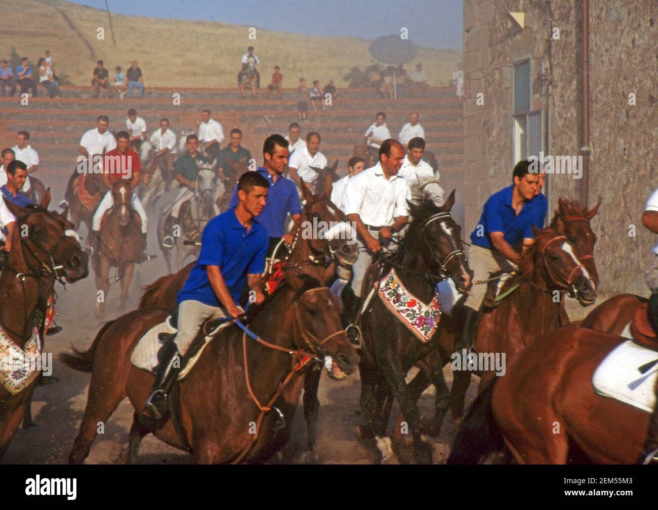 Pozzomaggiore, Sardinia, Italy. The Ardia of San Costantino ...
