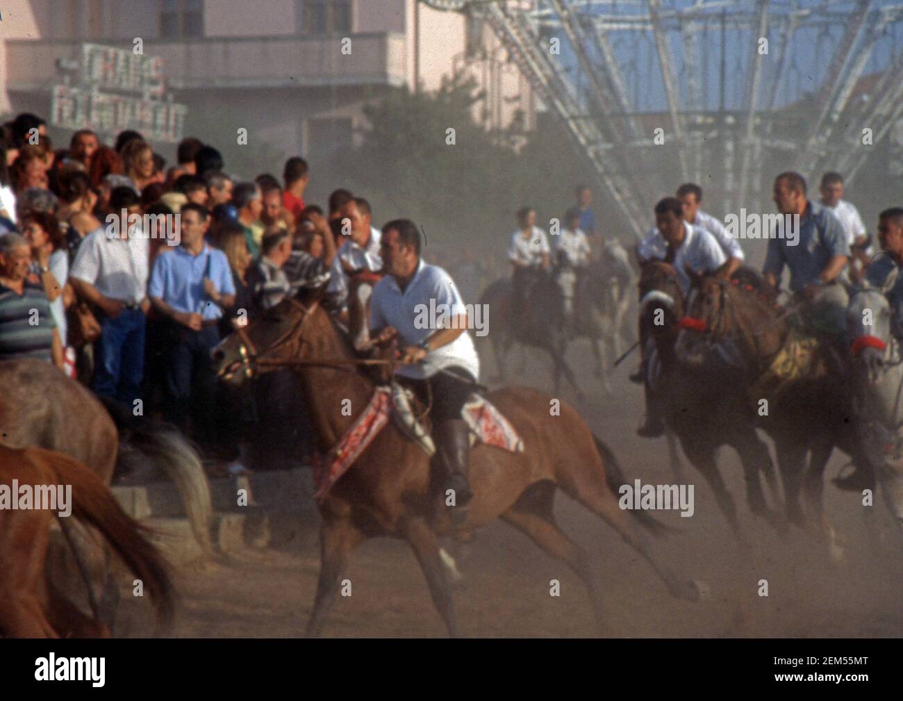 Pozzomaggiore, Sardinia, Italy. The Ardia of San Costantino ...