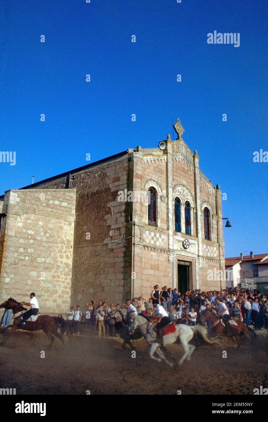 Pozzomaggiore, Sardinia, Italy. The Ardia of San Costantino ...