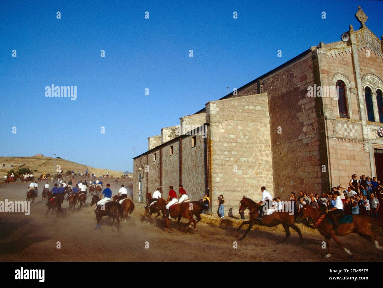 Pozzomaggiore, Sardinia, Italy. The Ardia of San Costantino ...