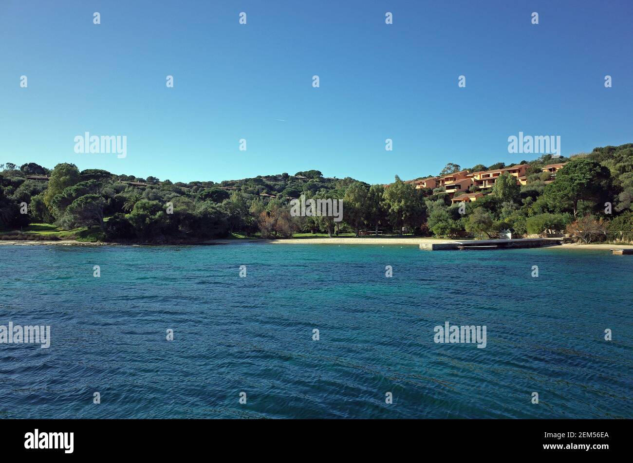 Palau, Sardinia, Italy. Cala Capra beach in winter Stock Photo - Alamy