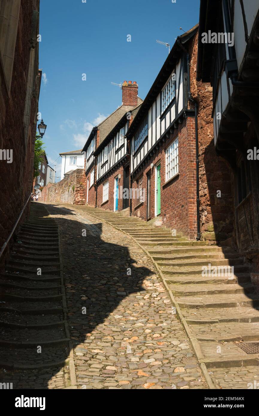 Stepcote Hill, Exeter, Devon, UK Stock Photo - Alamy