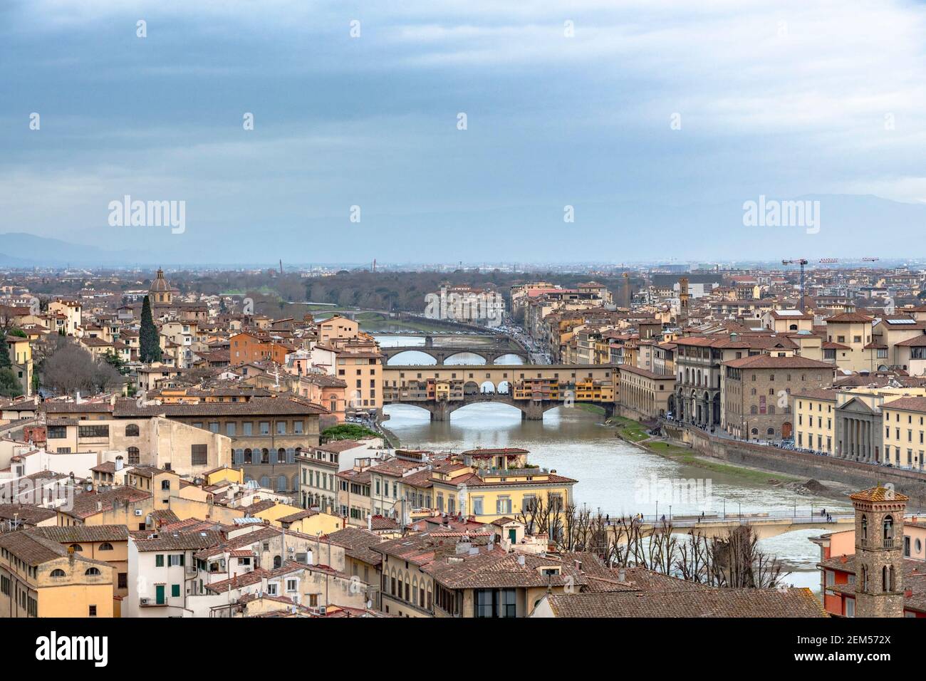 Panoramic view ponte vecchio in hi-res stock photography and images - Alamy