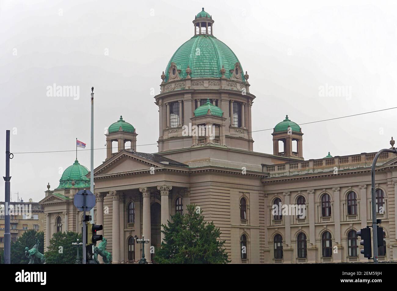 Parliament government building in Belgrade Serbia Balkans Stock Photo ...