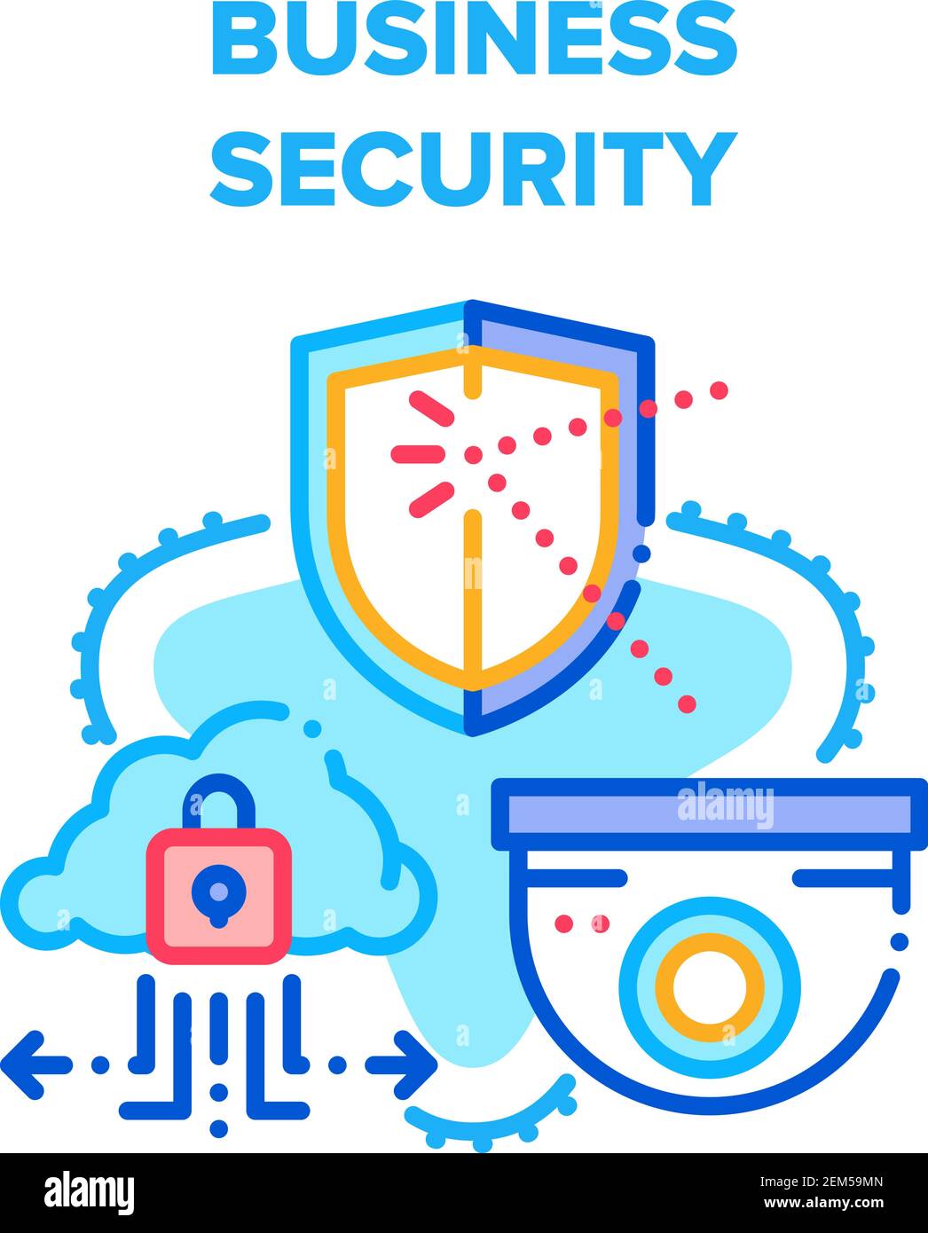 Cyber crime and security support Stock Vector Images - Alamy