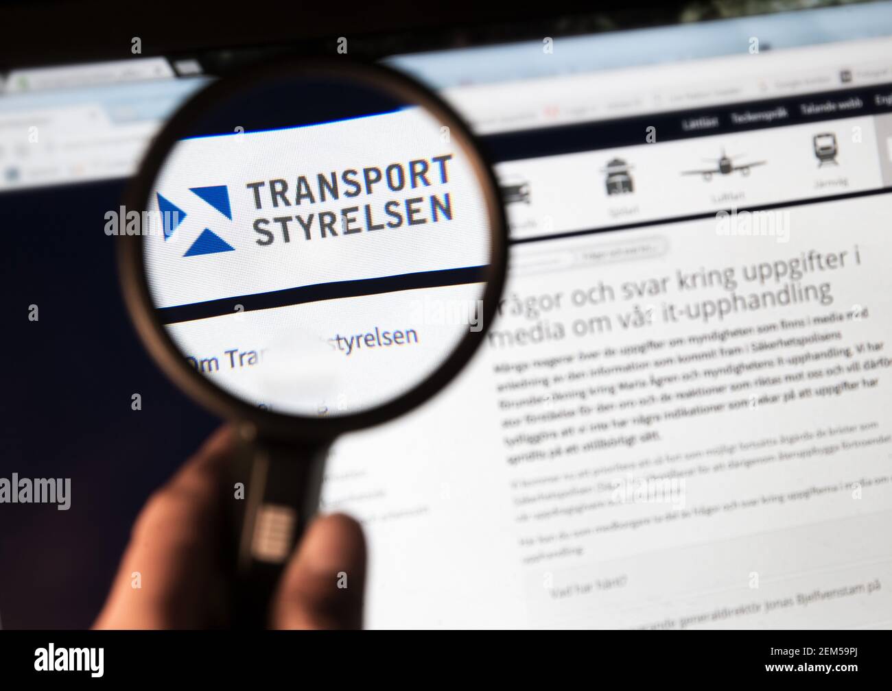 Transportstyrelsen logo hi-res stock photography and images - Alamy