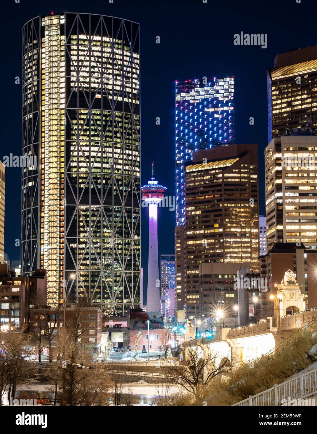 City centre calgary hi-res stock photography and images - Alamy