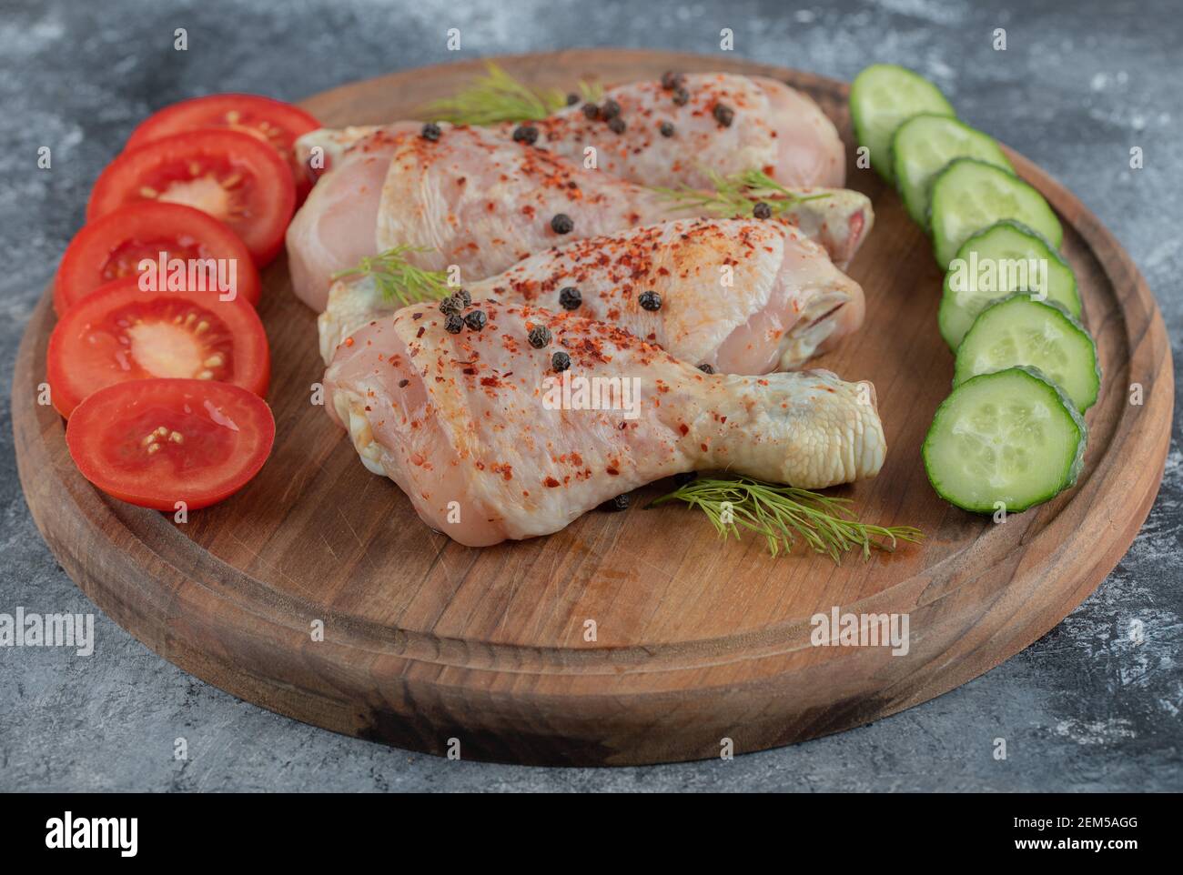Chicken raw sliced hi-res stock photography and images - Alamy