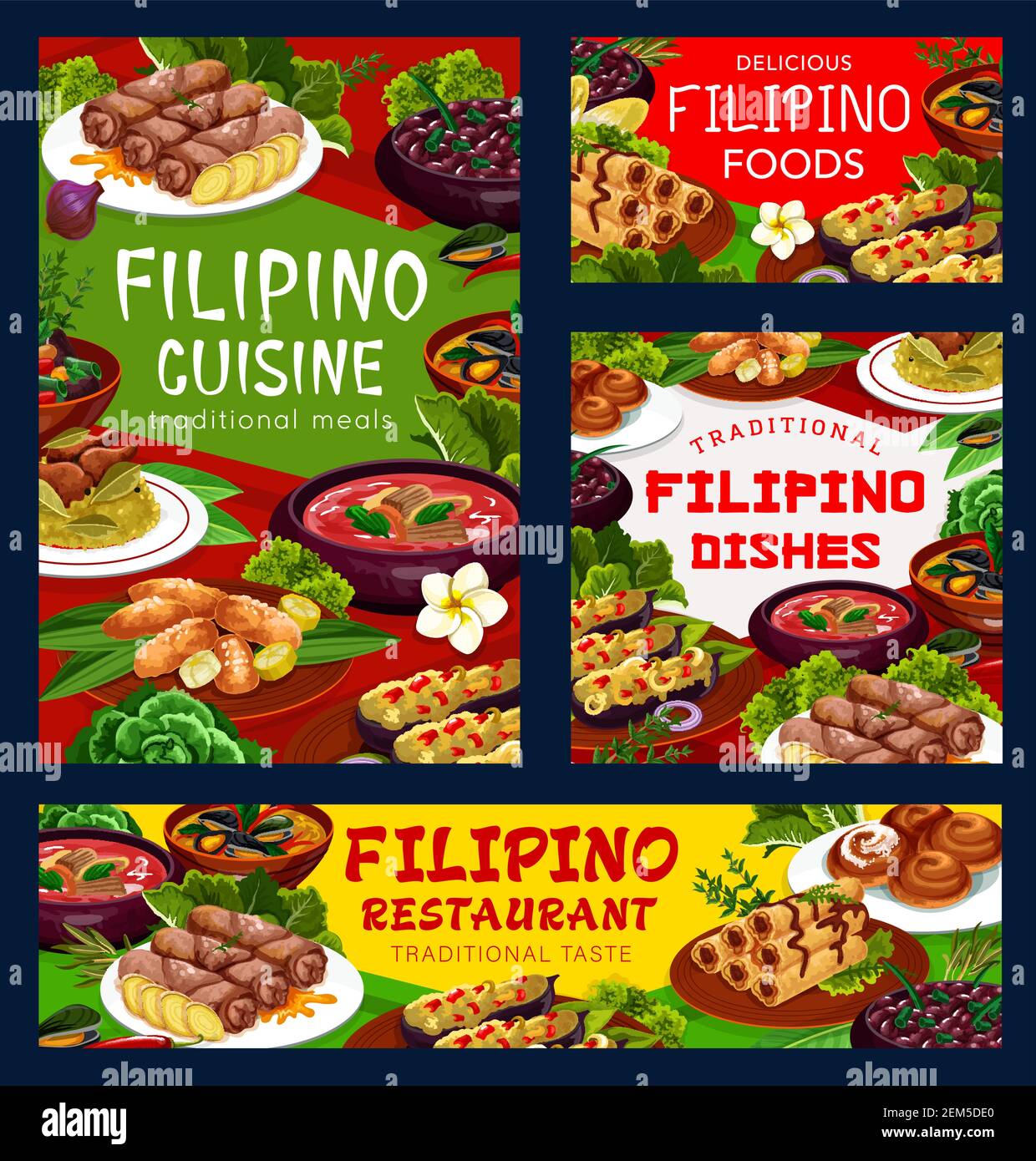 Filipino seafood dish Stock Vector Images - Alamy